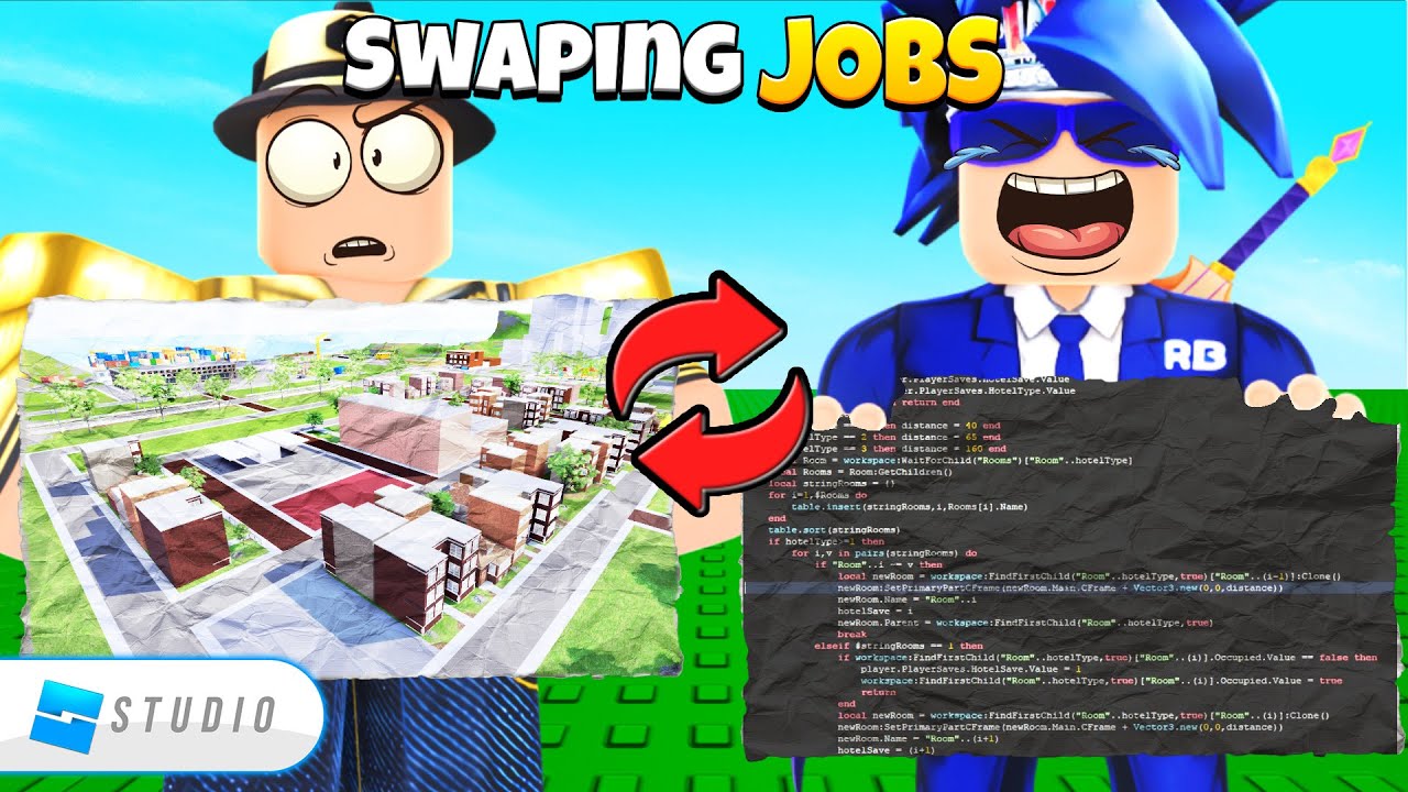 "PRO" Builder Swaps Jobs With a "PRO" Scripter... - YouTube