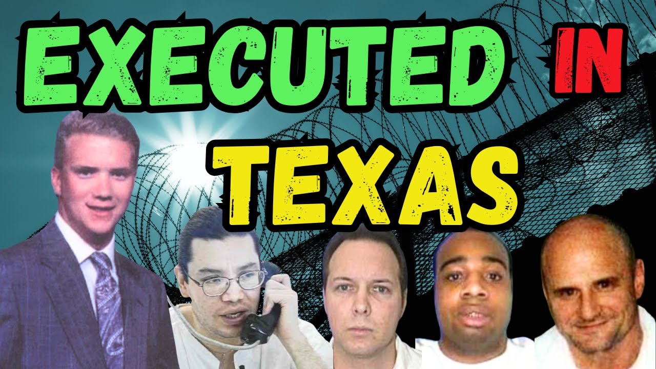 All the people EXECUTED in TEXAS I Time on Death Row, Last Words, Last ...