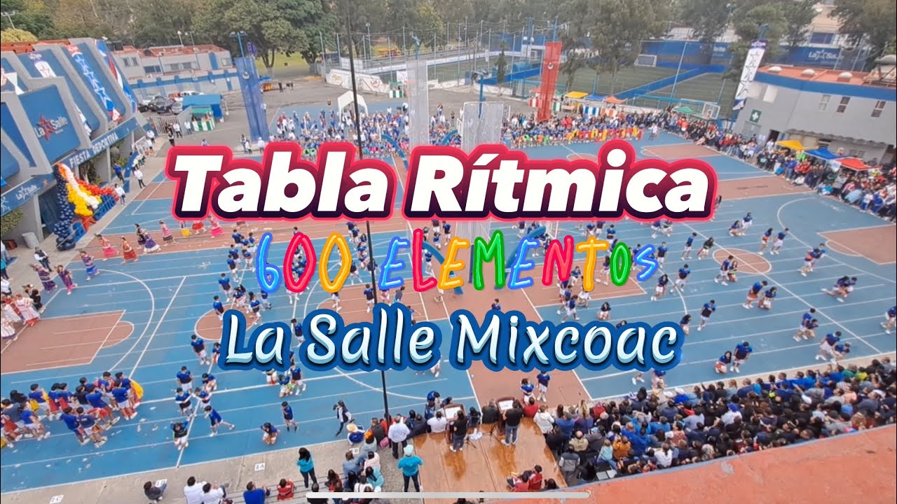 Tabla Rítmica 600 personas - YouTube