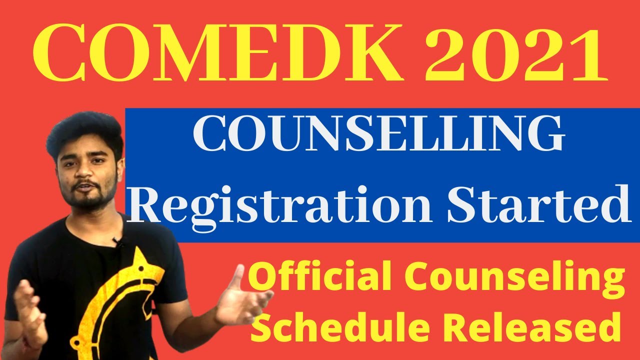 COMEDK 2021 Registration Started - COMEDK Counselling Registration ...