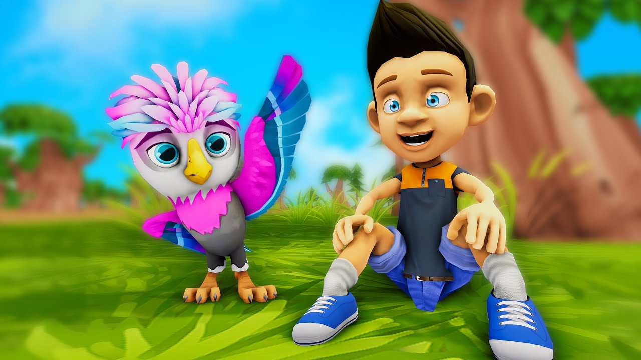 Chirya Chirya Rang Birangi |Colorful Bird Song for Kids| Popular Urdu ...