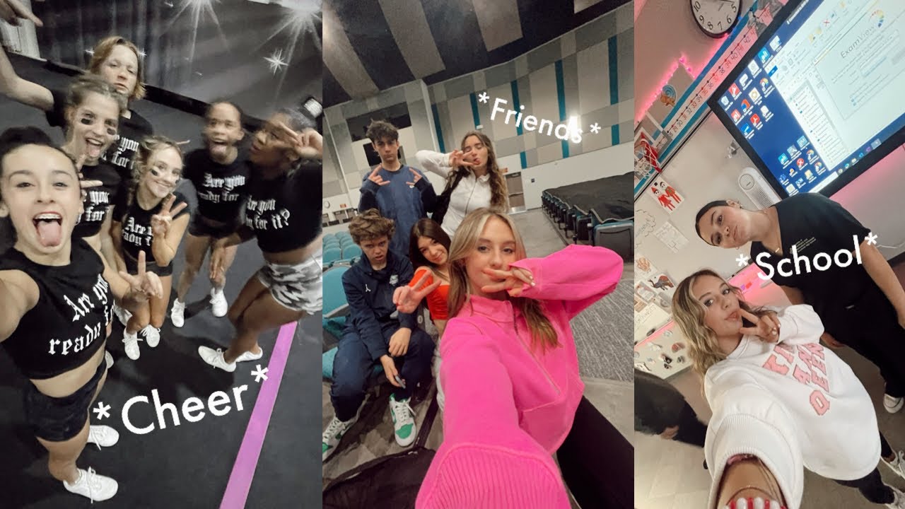 A DAY IN MY LIFE! | Day in the life of a Student, Cheerleader, and ...