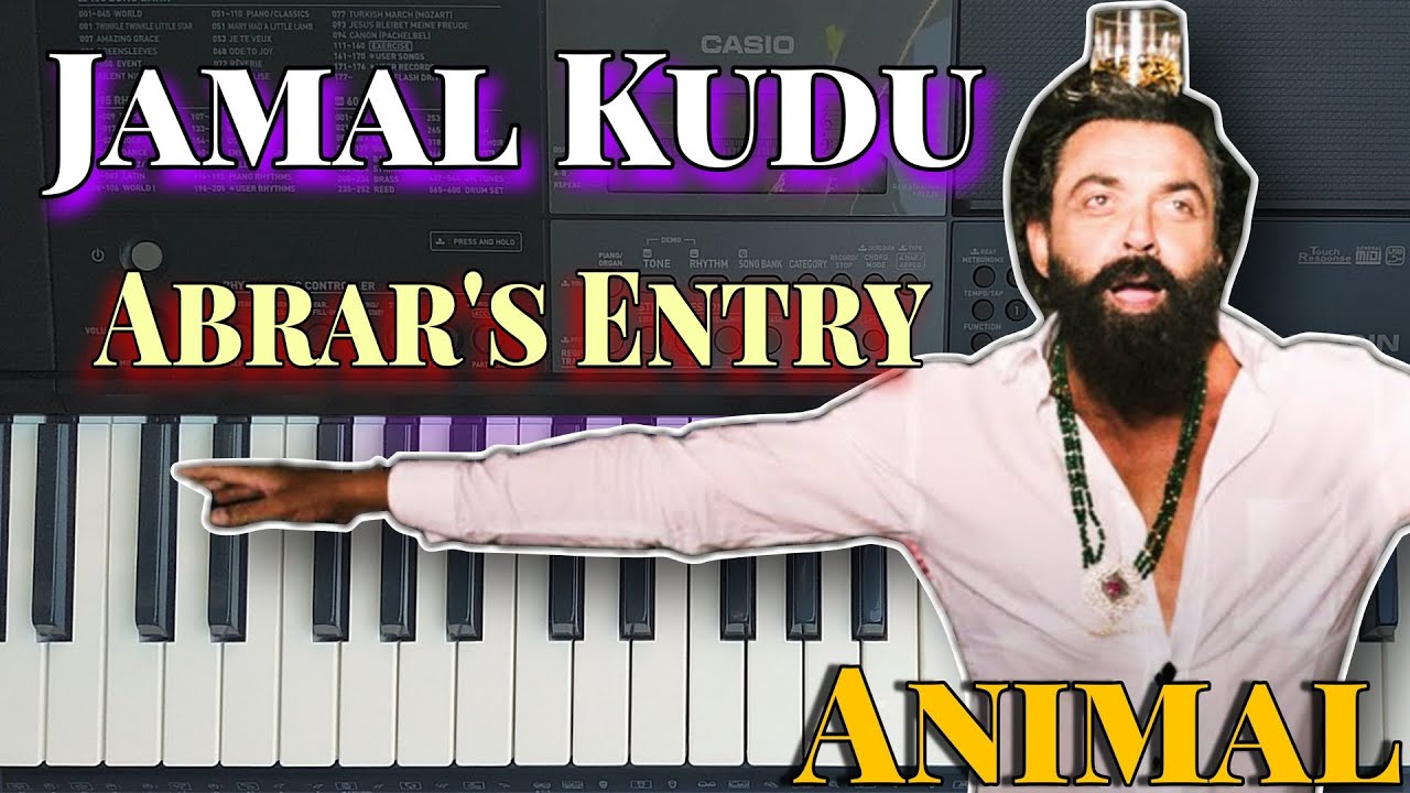 Jamal Kudu Piano Tutorial | Abrar Entry Song | Bobby Deol Entry Song ...