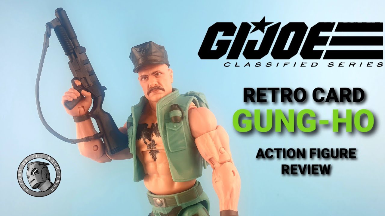 GI JOE RETRO CARD GUNG HO ACTION FIGURE REVIEW - YouTube