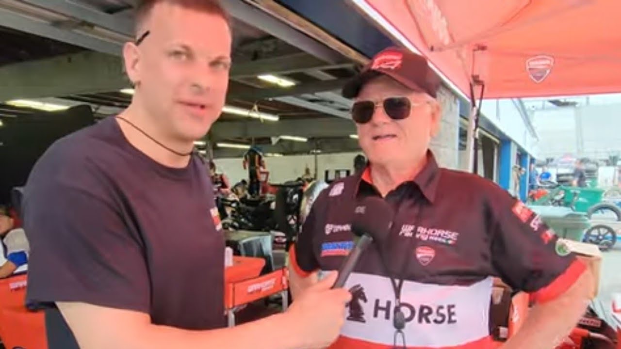 ERALDO FERRACCI & MOTO AMERICA WARHORSE DUCATI RIDER PJ WATKINSON AT ...