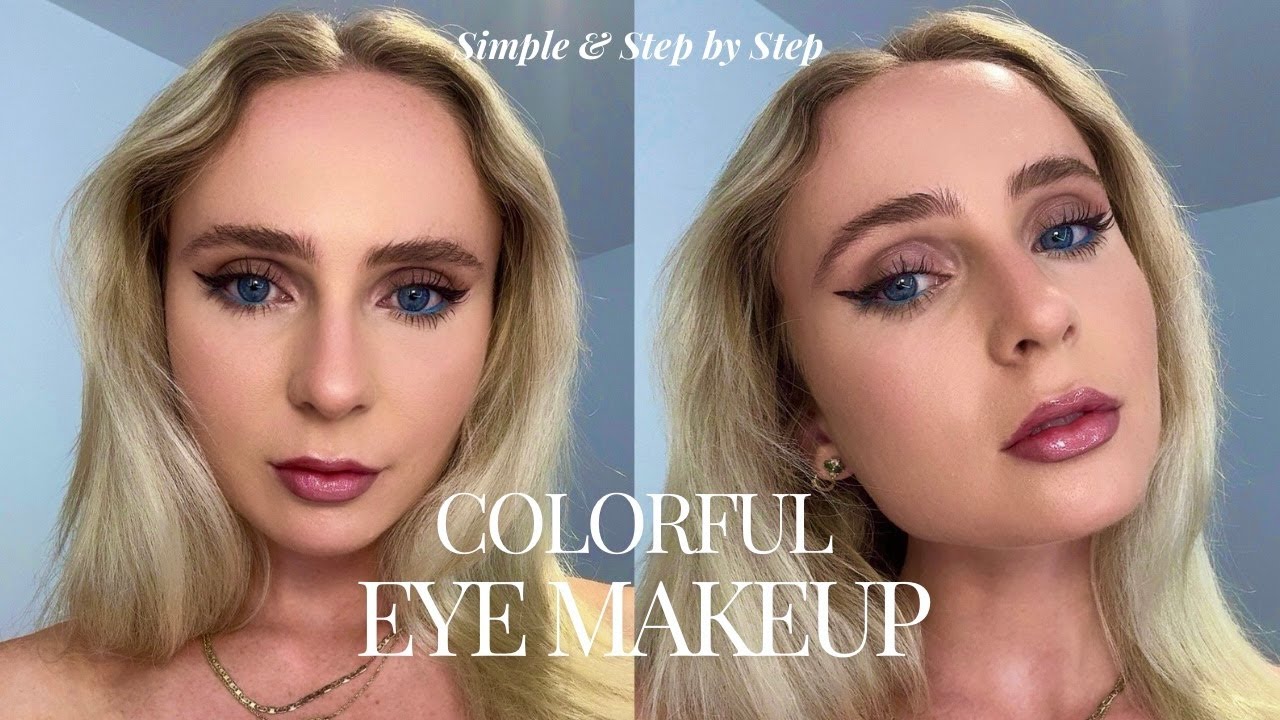 Colorful EYE MAKEUP TUTORIAL *beginner friendly & subtle* (all colors ...