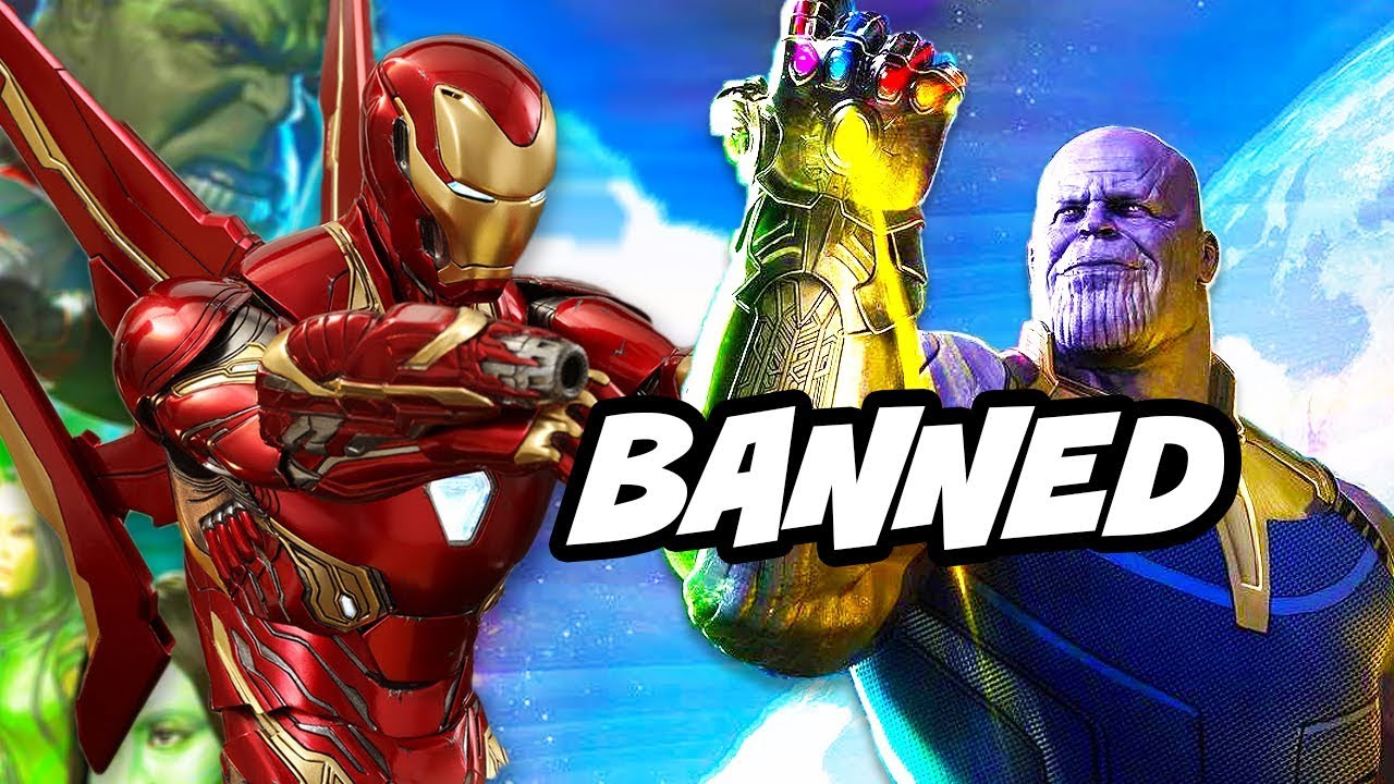 Avengers Infinity War Banned Scenes Explained - NO SPOILERS - YouTube