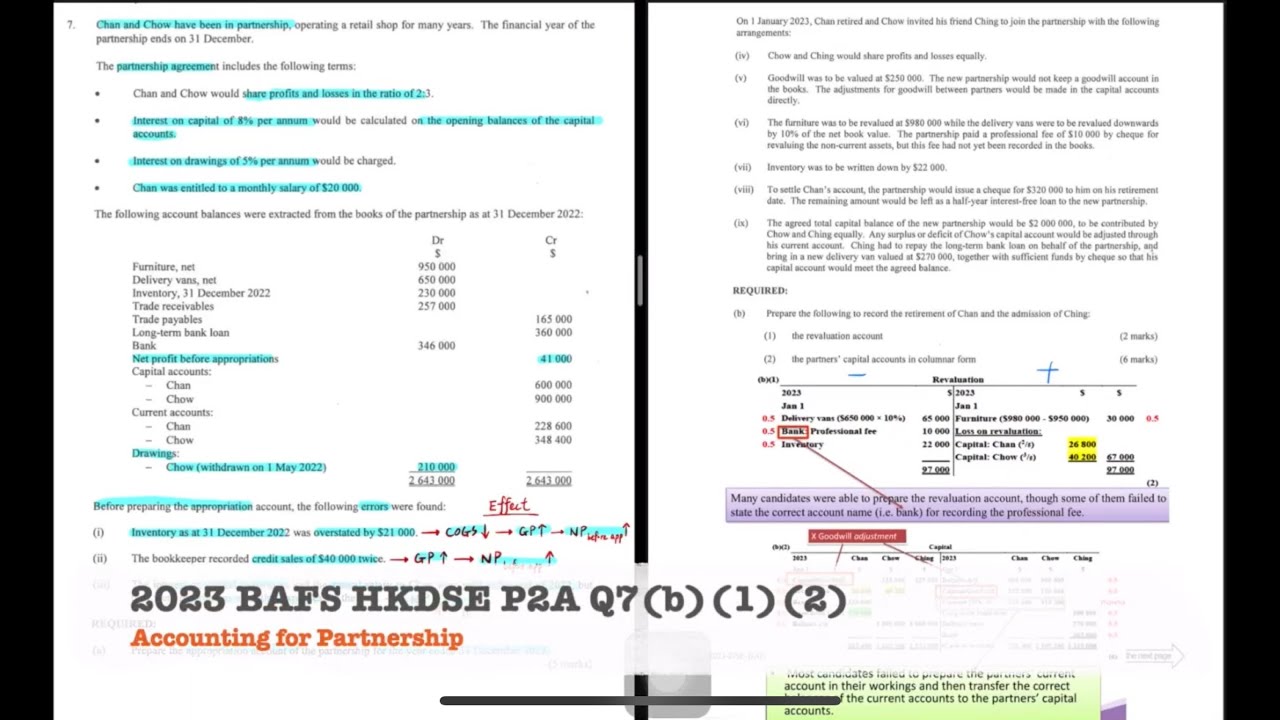 2023 BAFS DSE P2A Q7b(1)(2) - YouTube