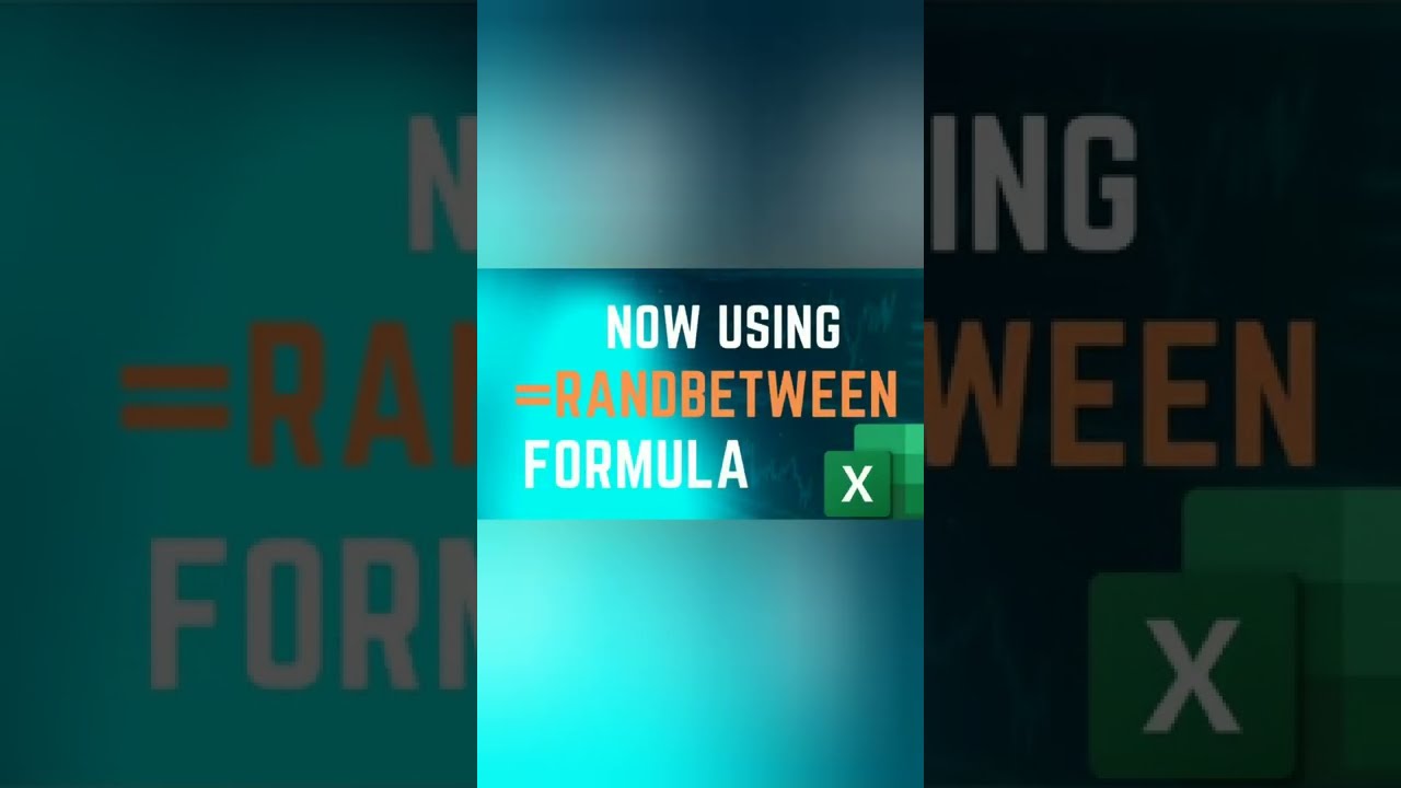 The Benefits Of RandBetween Function In Excel YouTube The Benefits Of RandBetween Function In Excel YouTube