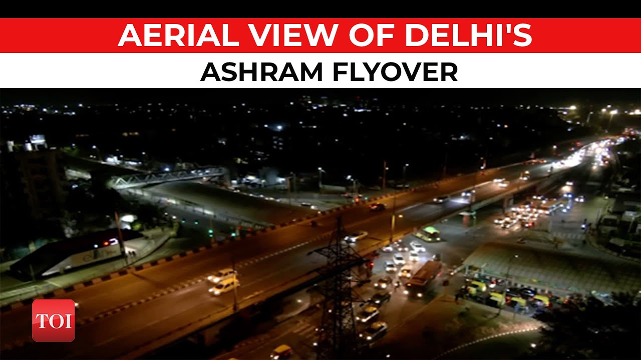 Delhi much-awaited astonishing extension: A drone view of the newly ...