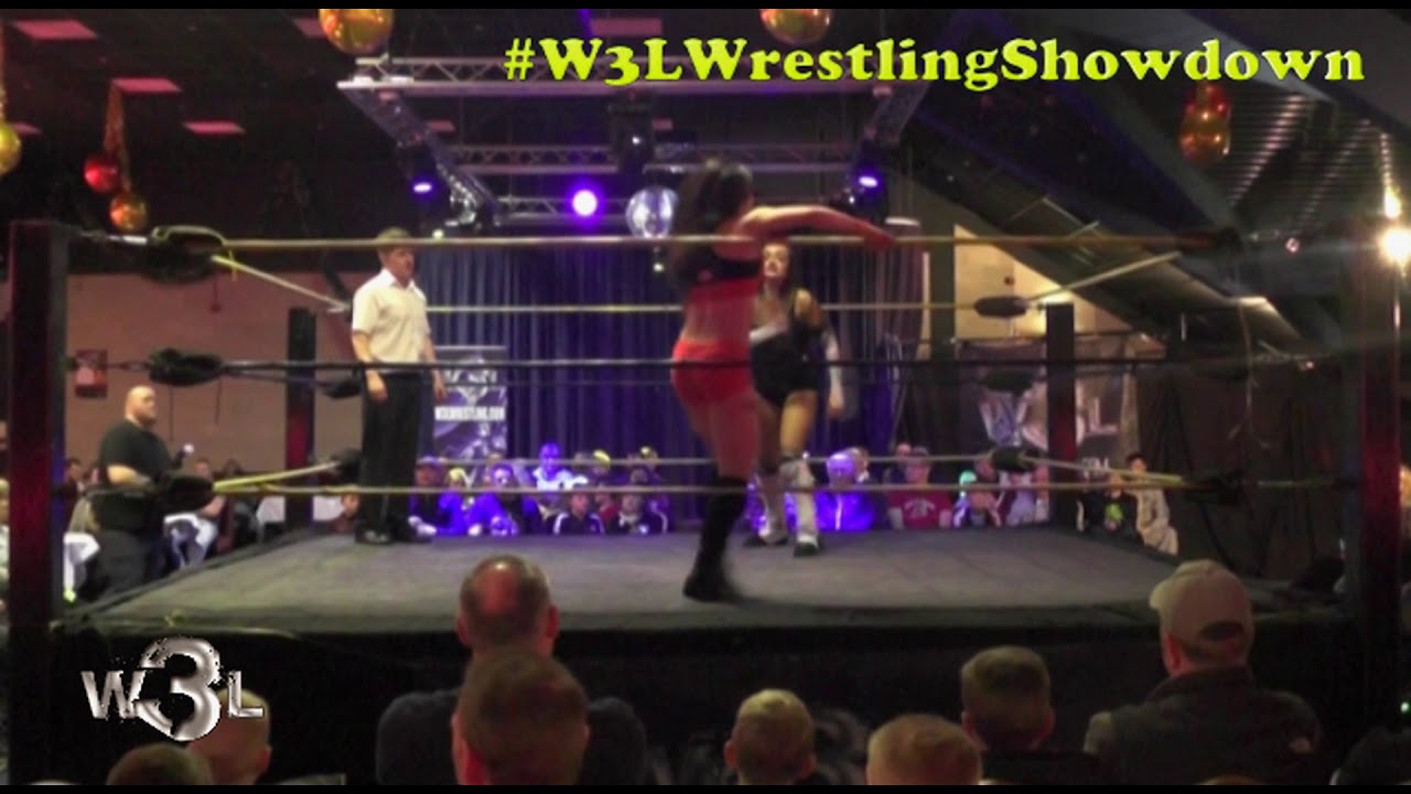 W3L Wrestling Showdown 25-02-18 - Angel Hayze vs Ashley Vega - YouTube