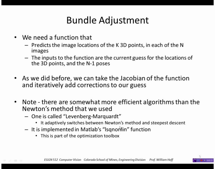 EGGN 512 - Lecture 25-1 Bundle Adjust - YouTube