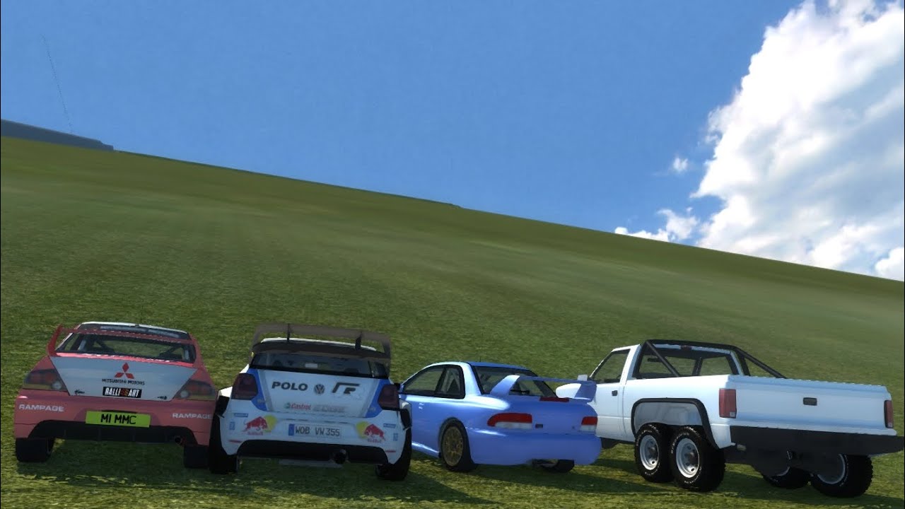 BeamNG.drive - Climb Brutal Slope! - YouTube