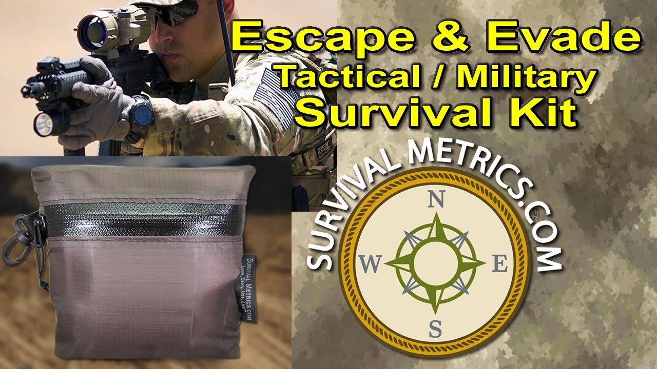 Escape and Evade Tactical Military Survival Kit b - YouTube