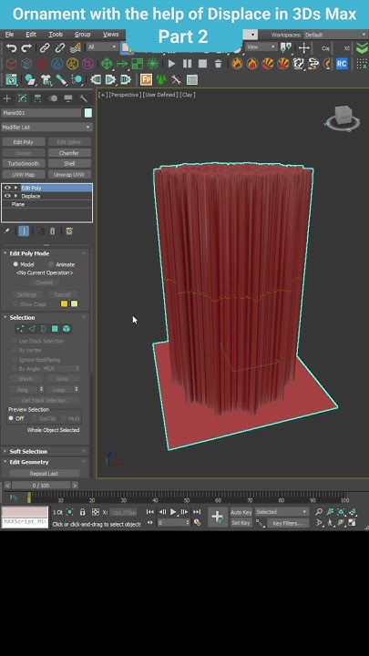 3D Ornament Modeling, Part 2: Refining and Adding Depth in 3ds Max #shorts #3dsmax #ornaments ...