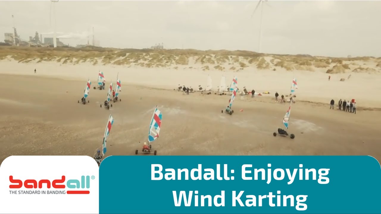 Enjoying wind karting with our colleagues - YouTube