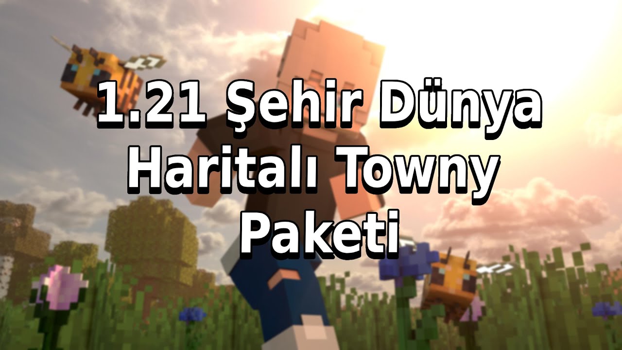🔥 Minecraft 1.21 Towny Plugin Paketi | Gerçek Şehir Haritalı - YouTube