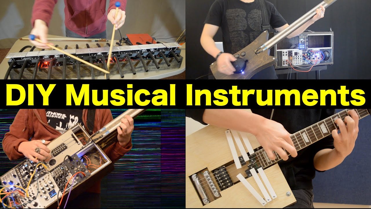 DIY Homemade Musical Instrument Reel (Projects from 2015-2019) - YouTube