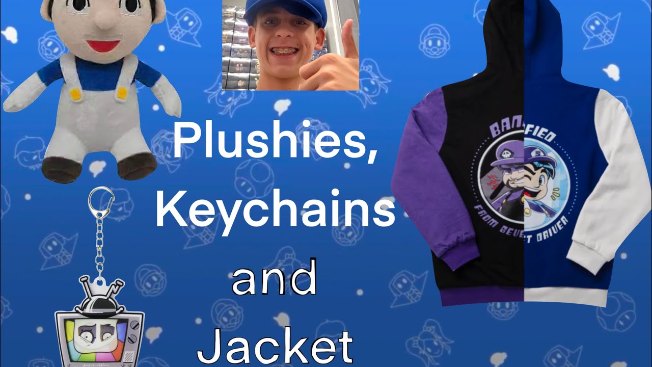 SMG4 merch unboxing (plushies, keychains and jacket) - YouTube