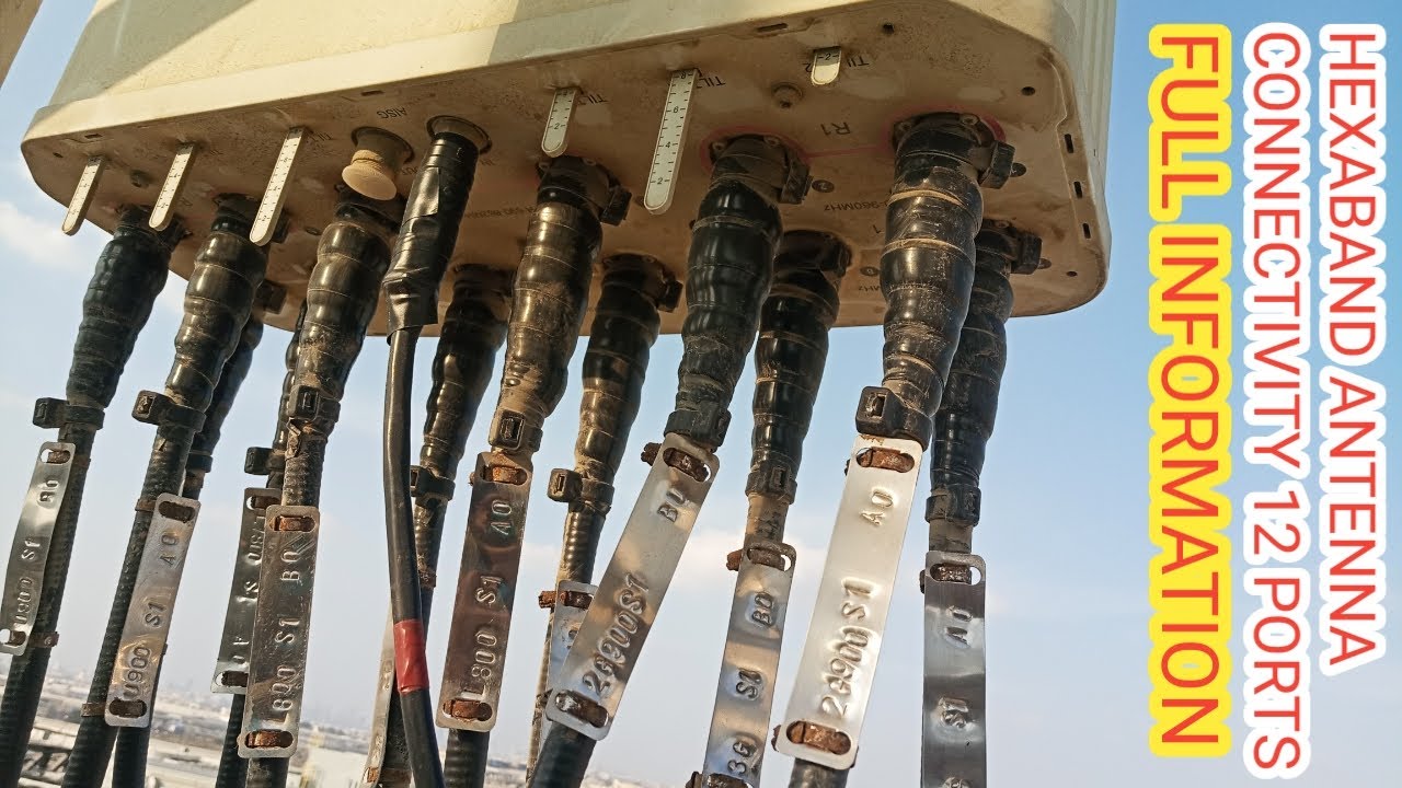 Hexaband Antenna Gsm 12 Ports | R1 R2 R3 Y1 Y2 Y3 6 Technology ...