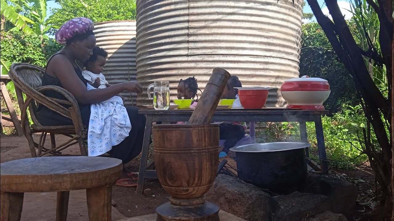 Motherhood in the village //Hectic daily activities in Kenyan village ...
