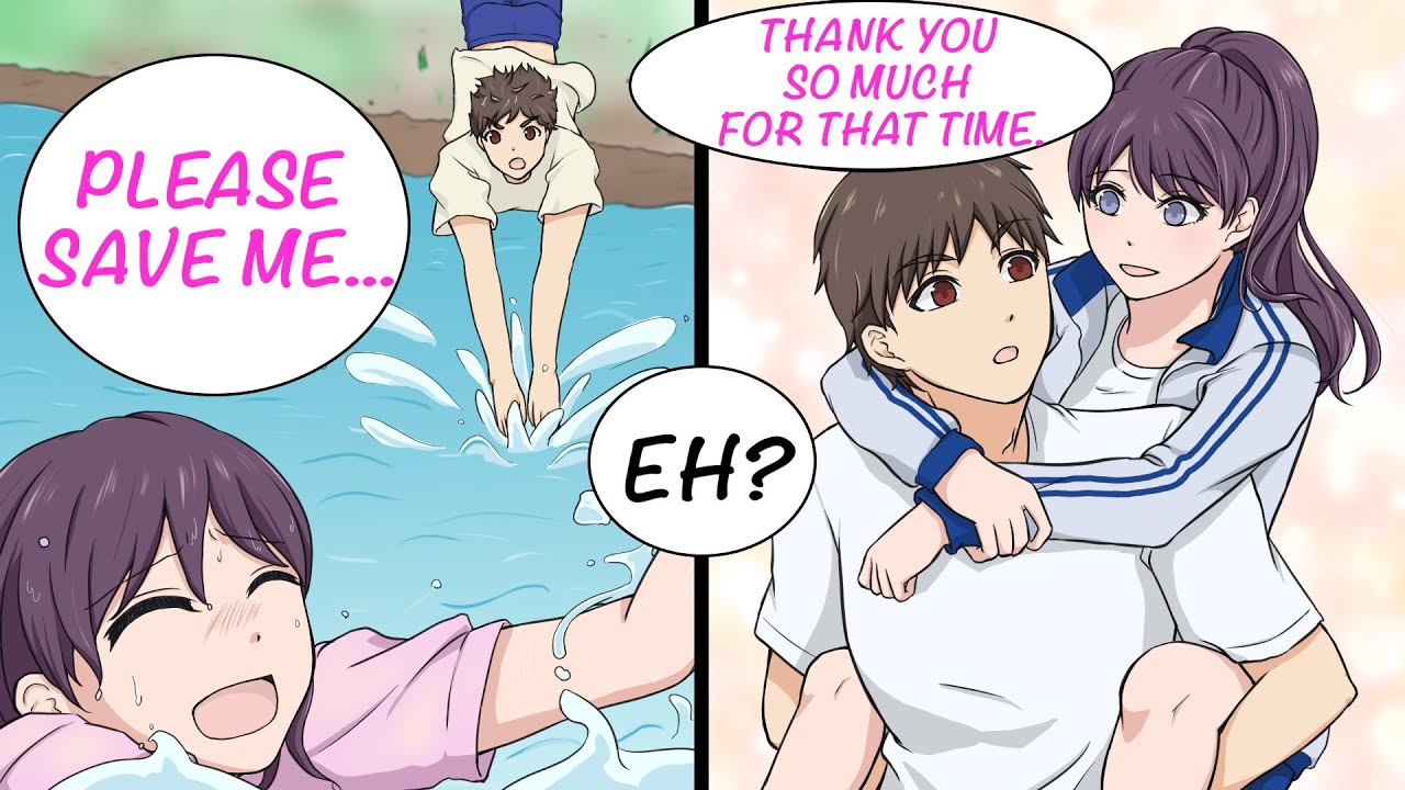 【Manga】I Saved A Girl Who Was Drowning In A River. And A Few Years Later... - YouTube