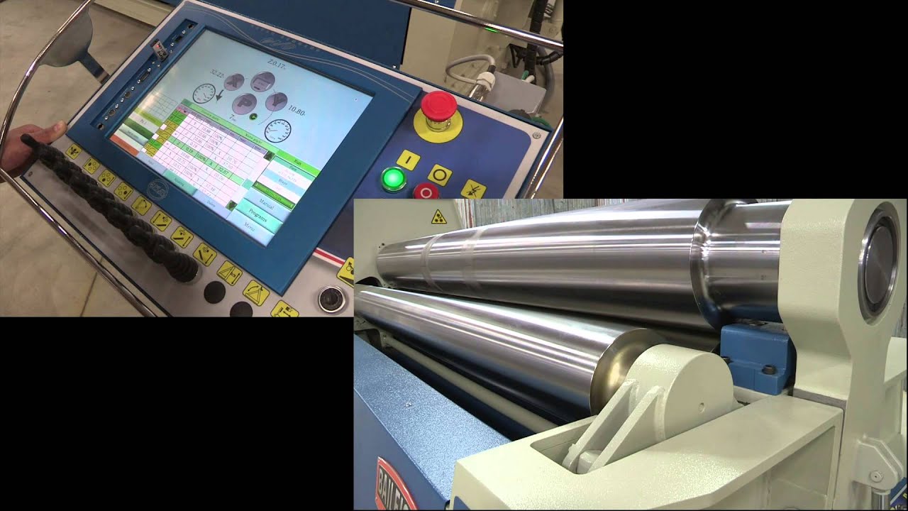 Baileigh Industrial PR-10500-4 CNC Plate Roll Bending Rolling Machine ...