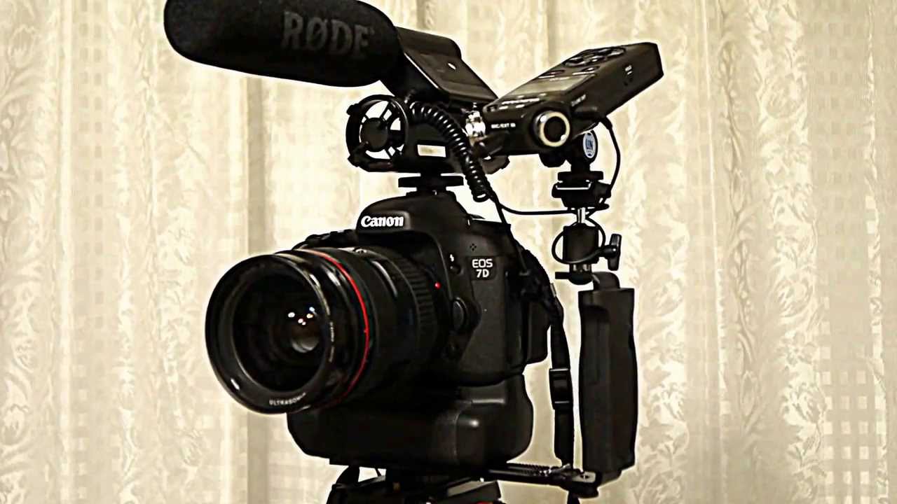 CANON EOS 7D + RODE VIDEOMIC + TASCAM DR-05 - YouTube