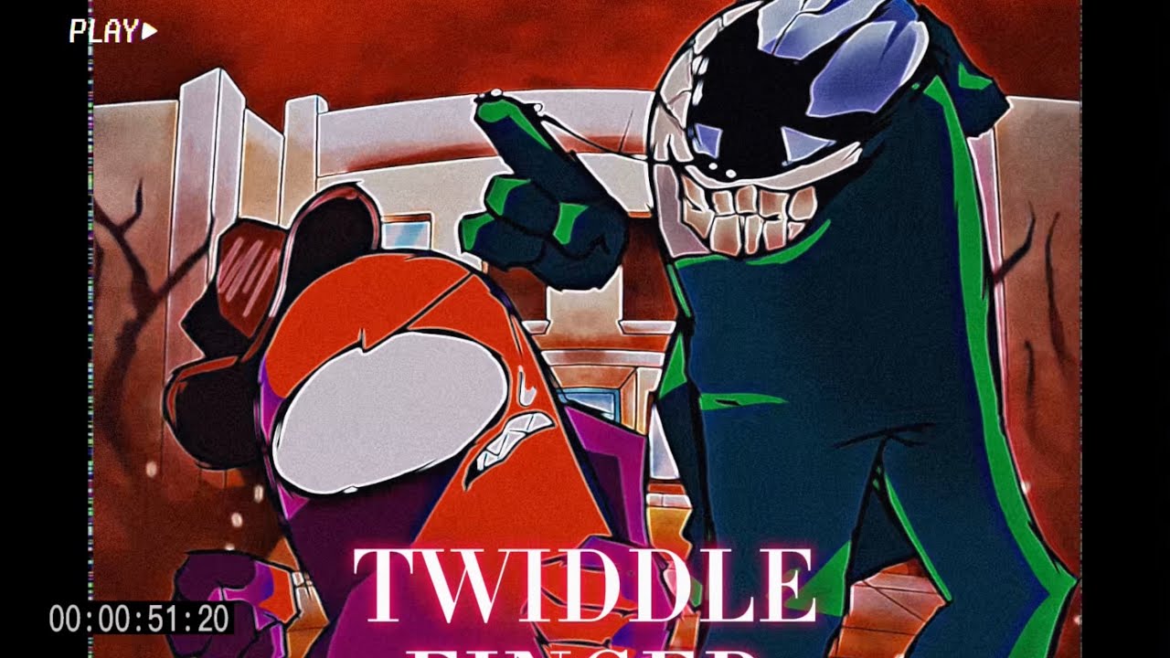 fnf TWIDDLEFINGER cover remix (green vs red) #fnfimpostor #fnfamongus # ...