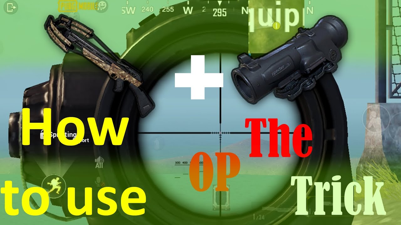 How to use crossbow with 6x in pubg mobile full tips & tricks | Pubg ...