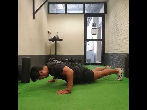 Partial Push ups hold - YouTube
