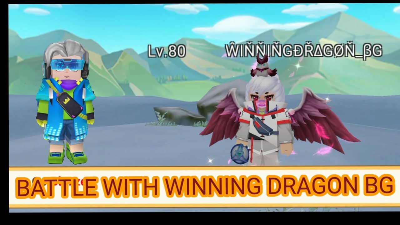 I BATTLE WITH @WINNING DRAGON BG || Trainer Arena || Blockman Go - YouTube