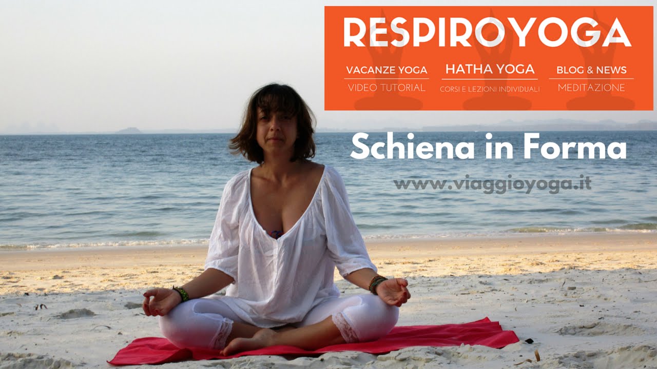 Yoga - Come mantenere la Schiena in Forma - Mezza Torsione - YouTube