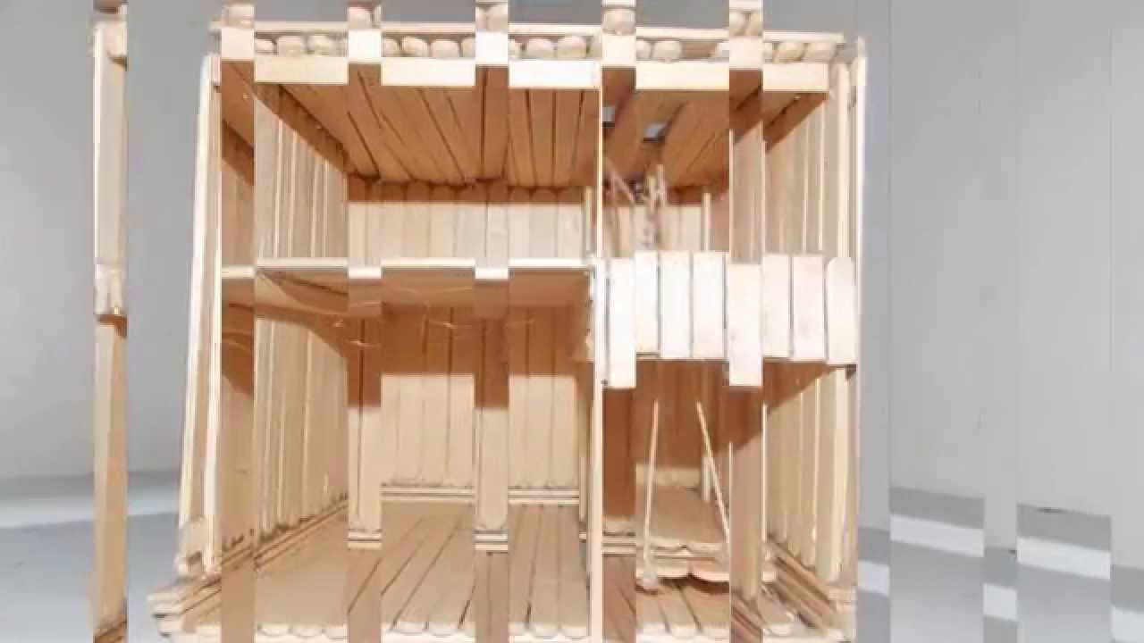 popsicle stick elevator - YouTube