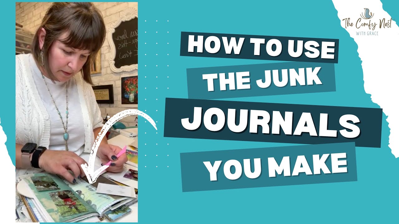 How to use your JUNK JOURNALS -- here is just one way! - YouTube