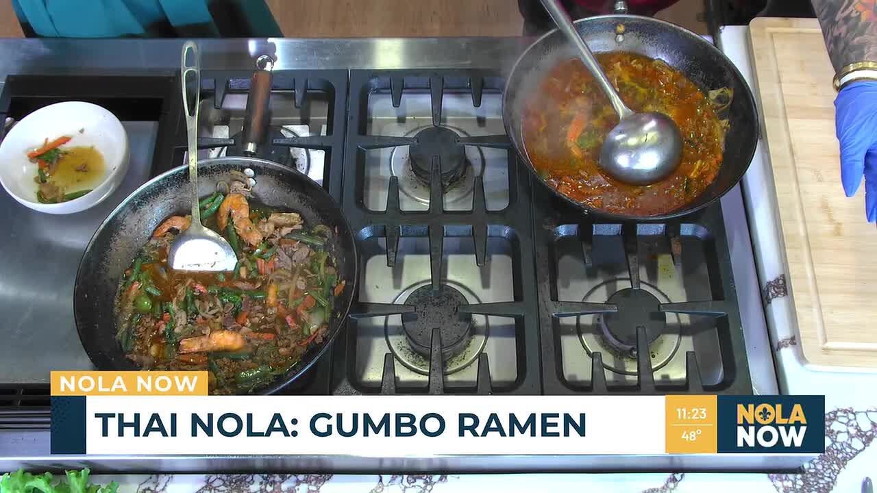 Thai Nola: Gumbo ramen - YouTube