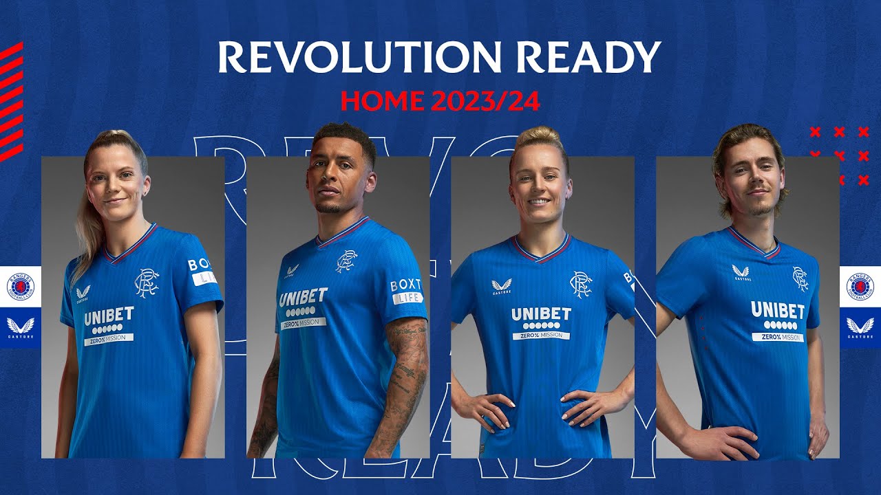 BEHIND THE SCENES | Rangers 2023/24 Home Kit | 07 June 2023 - YouTube