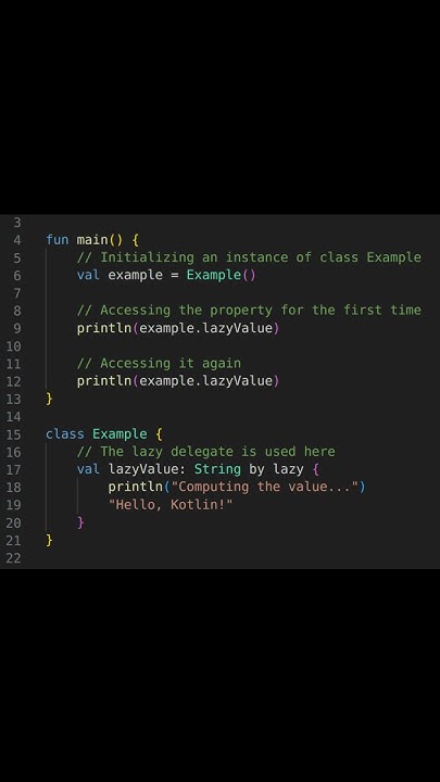 Delayed Initialization in Kotlin: Lazy Delegate - YouTube Delayed Initialization in Kotlin: Lazy Delegate - YouTube
