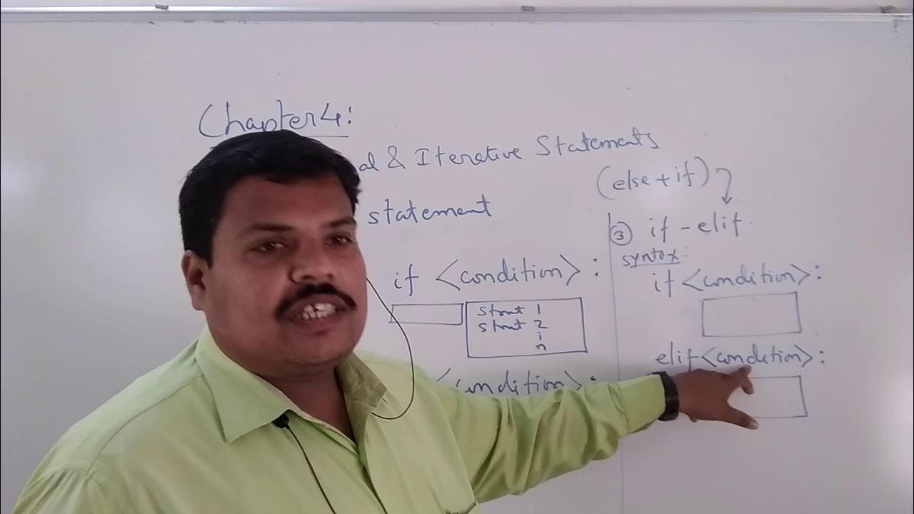 Conditional And Iterative Statements| Part 1 | IF statement - YouTube