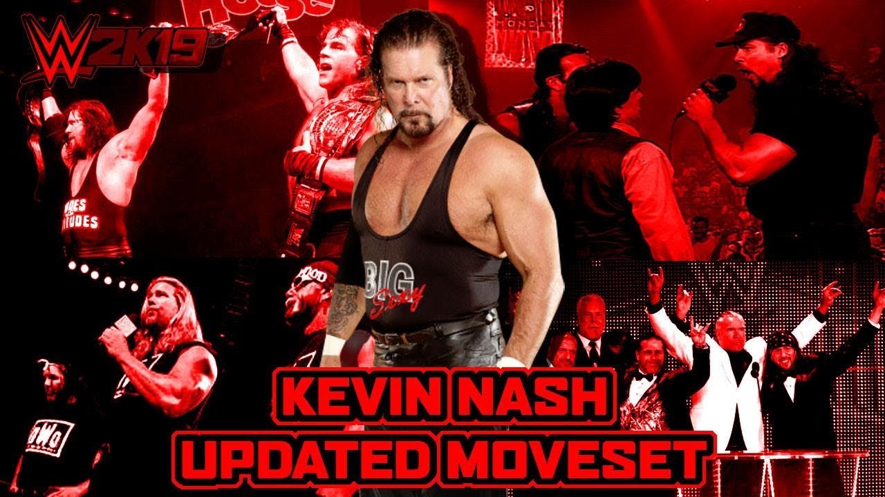 WWE 2K19 Kevin Nash Updated Moveset - YouTube