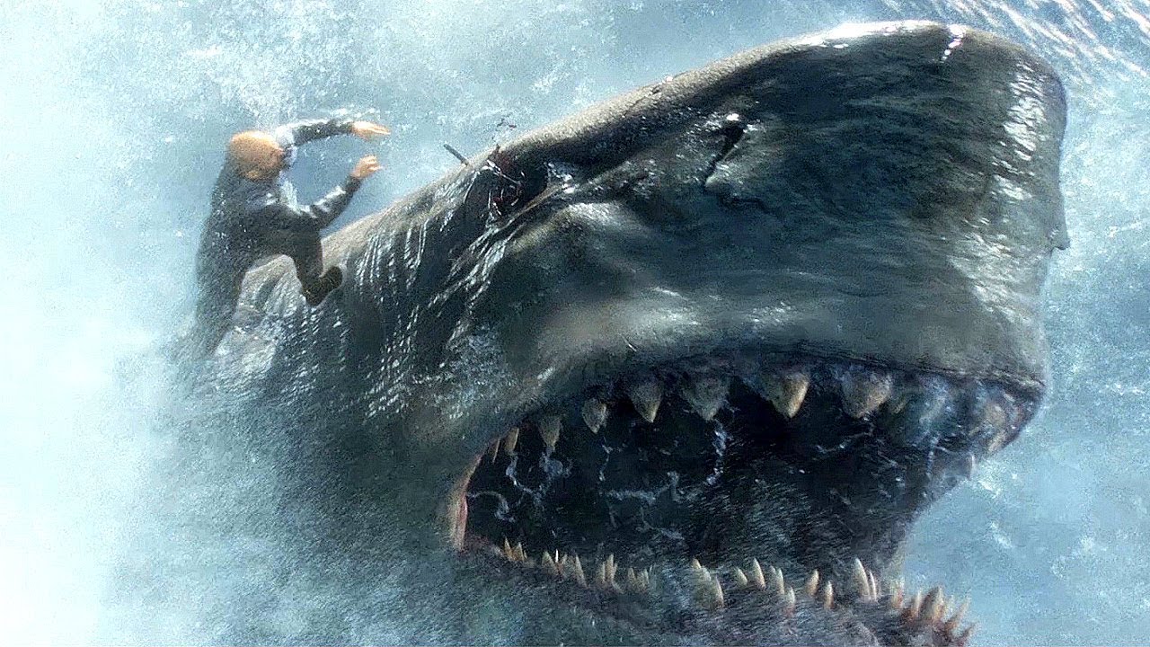Megalodon Jumps Out Of Water Scene - The Meg (2018) Movie Clip HD - YouTube