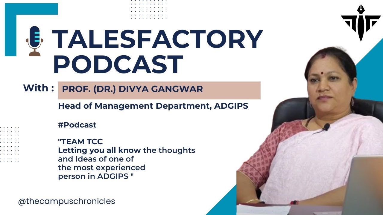 PEOPLE OF ADGIPS | DR. DIVYA GANGWAR MA'AM | | HEAD OF MANAGEMENT DEPARTMENT | - YouTube