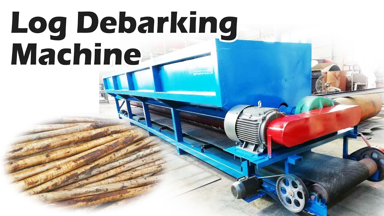 Amazing Woodworking Tool! See the Good Working Effect of Log Debarker ...