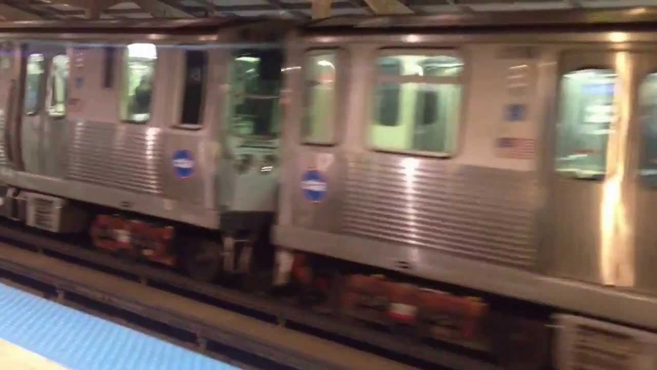 CTA Red Line at Belmont - YouTube