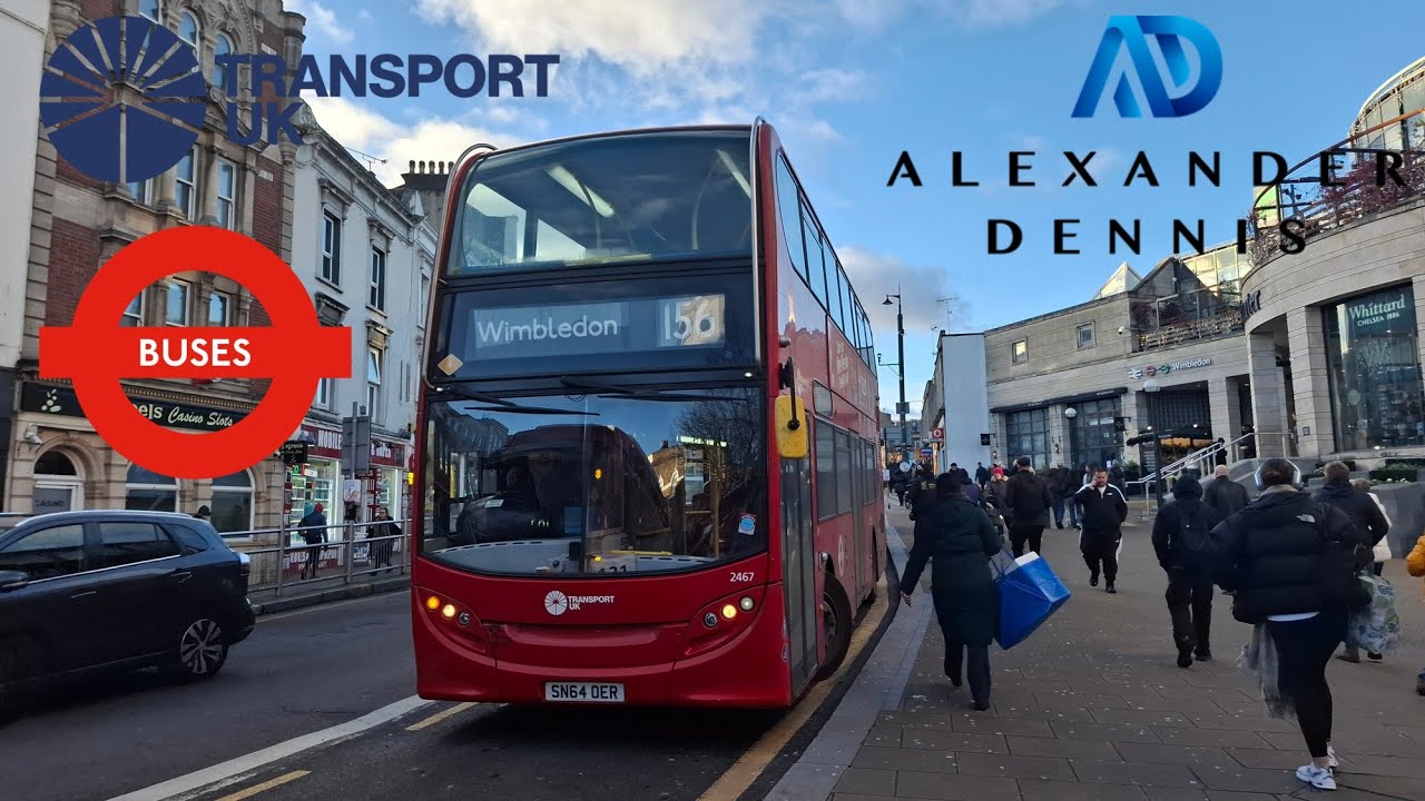 Transport UK: 156 from Vauxhall Bus Station to Wimbledon ( Alexander ...