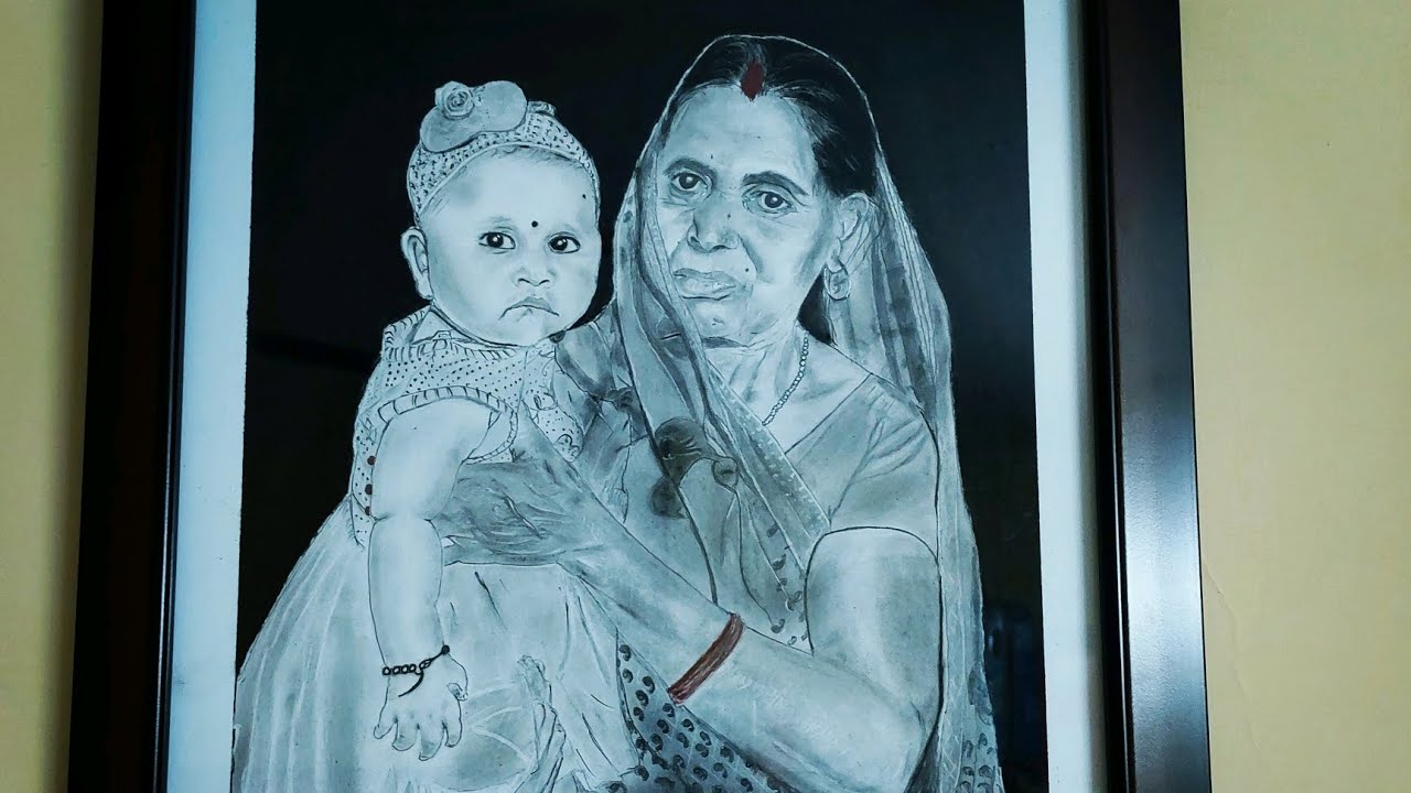 how to draw realistic face grid method. - YouTube