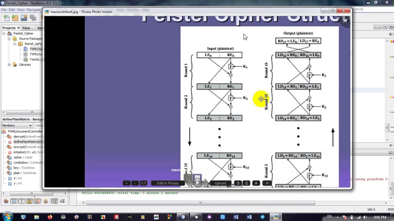Feistel Cipher Encryption Algorithm - YouTube
