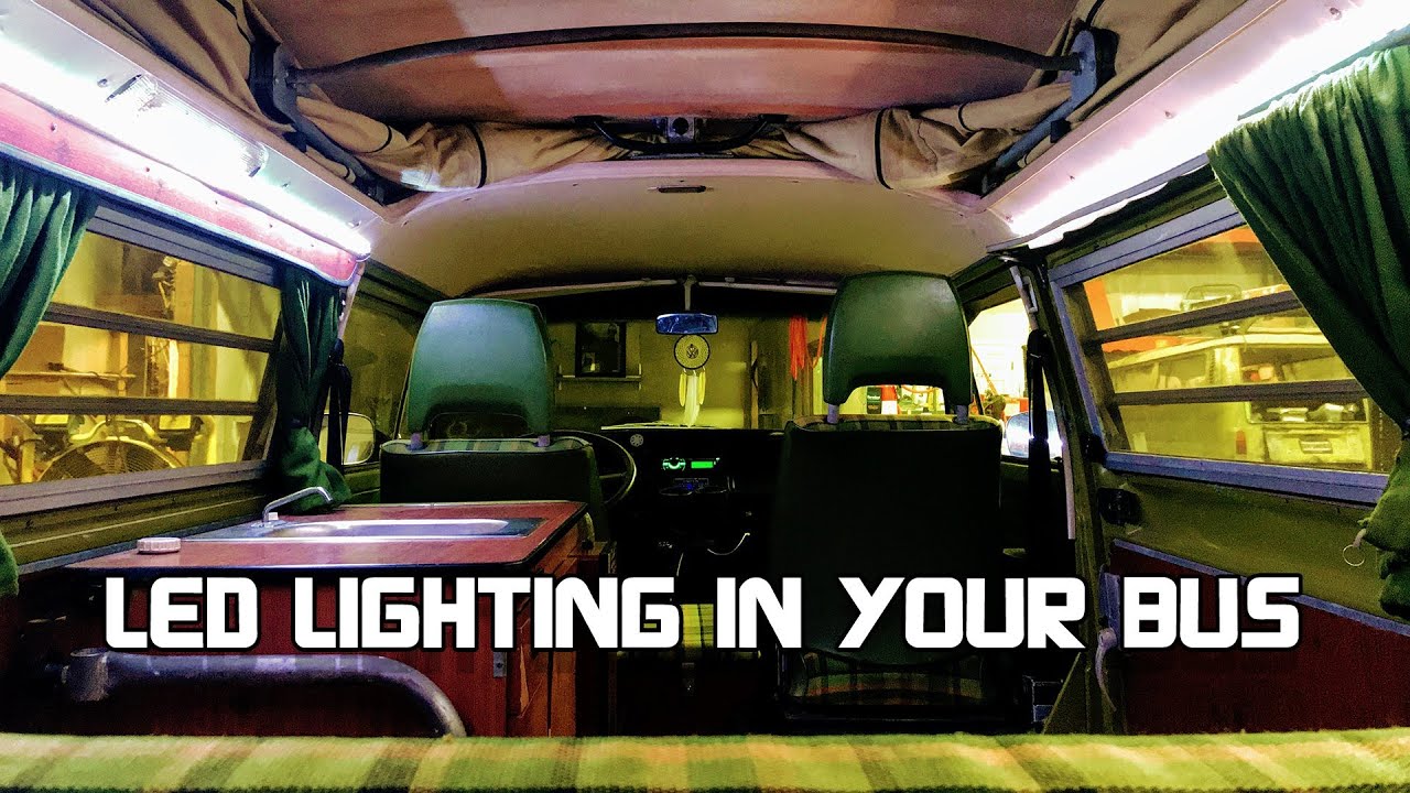 Install LED Light Strips in your VW Bus - Great for Camping ...