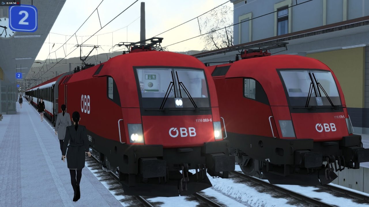 Mit dem Eurocity 151 über den Semmering mit Zugdurchsagen Taurus BR 182 ...