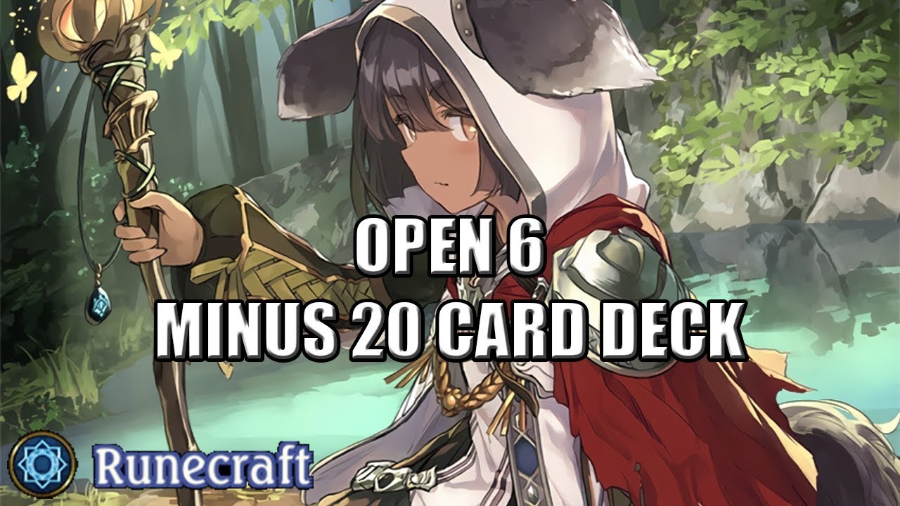 [Shadowverse]【Open 6】Runecraft Deck Minus 20 Card Deck ★ 3 Wins ║Season ...
